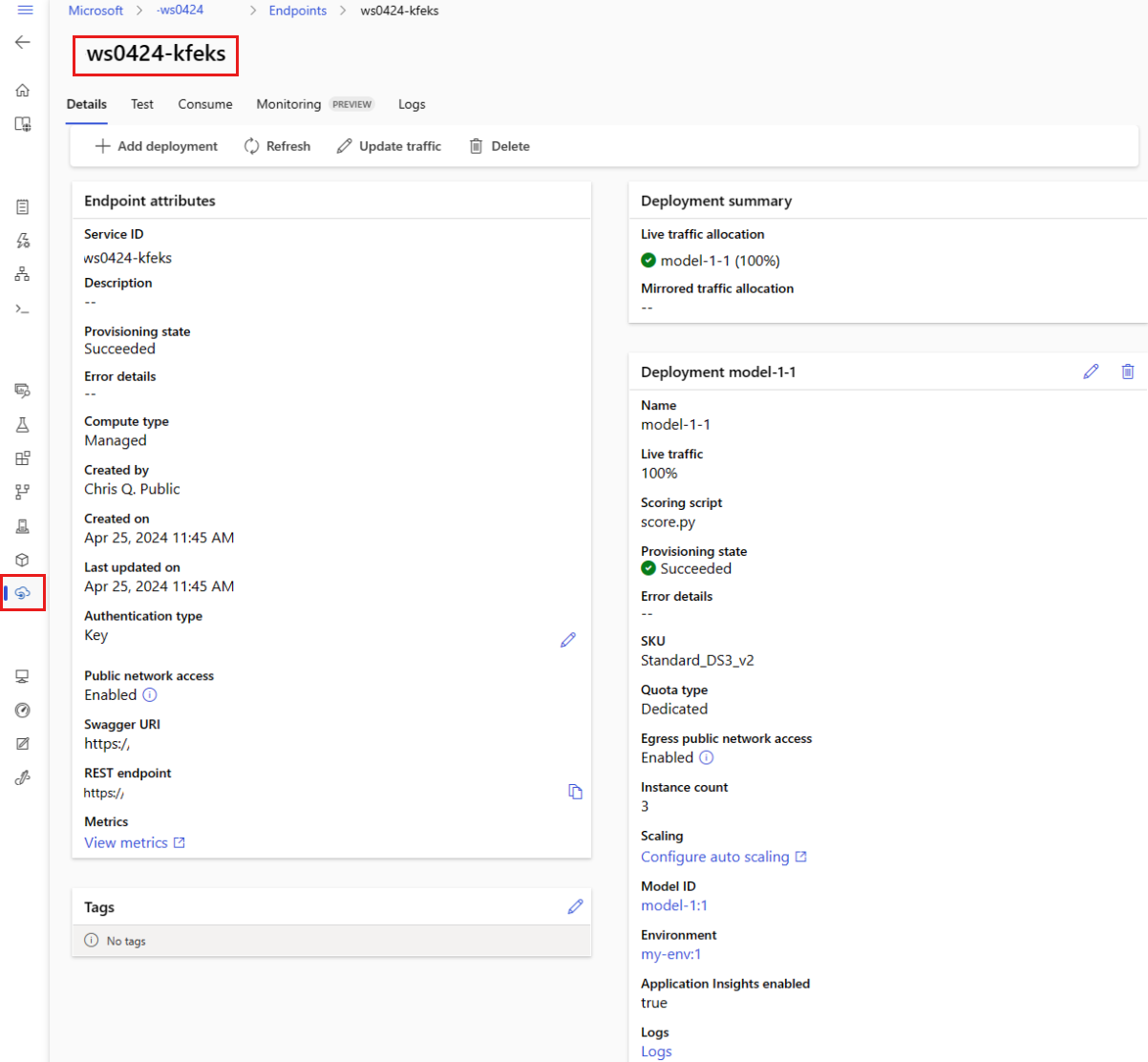 Deploy machine learning models to online endpoints for inference ... Deploy machine learning models to online endpoints for inference ...