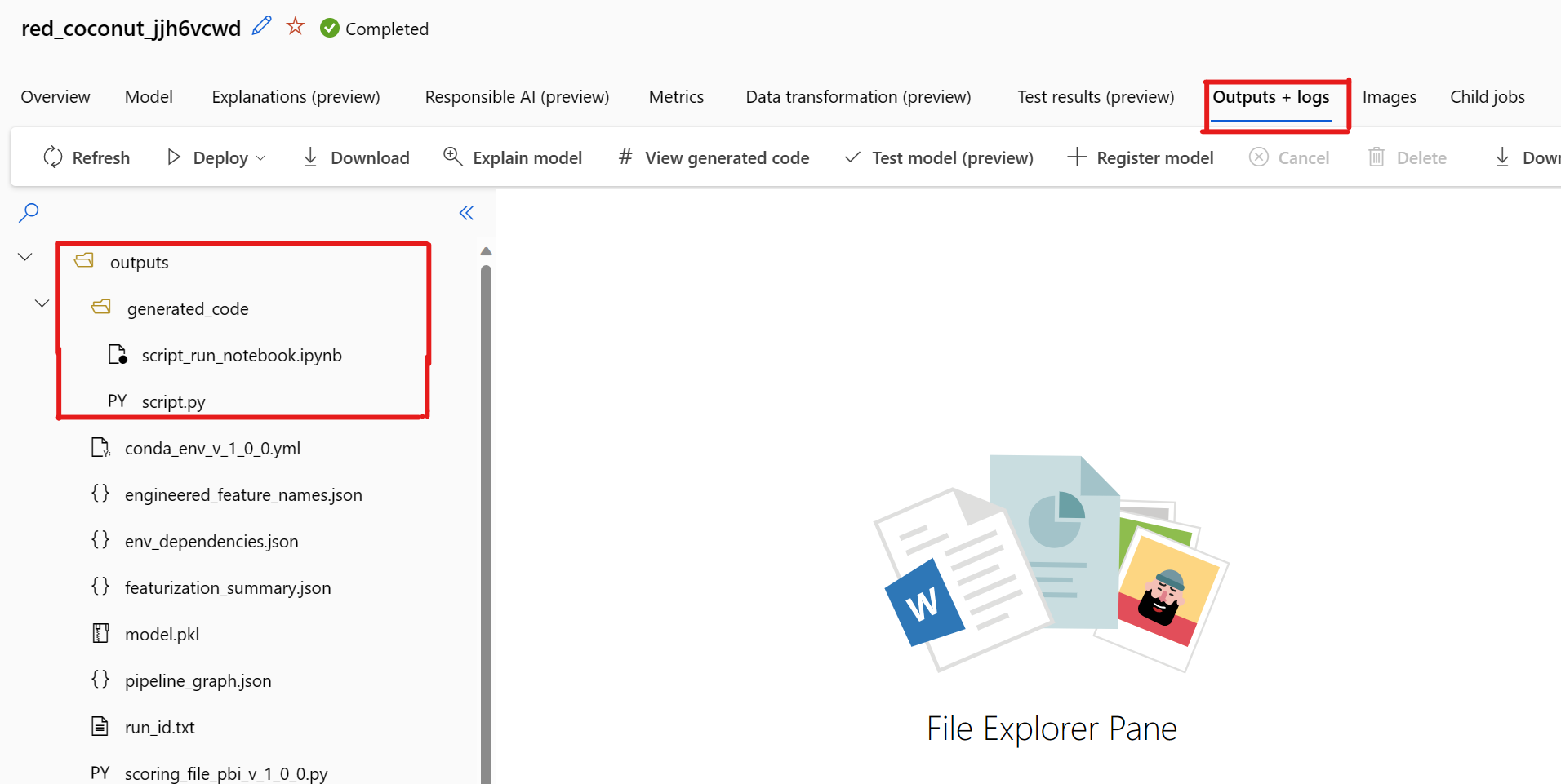 How To View Automl Model Training Code Azure Machine Learning Automl Microsoft Learn