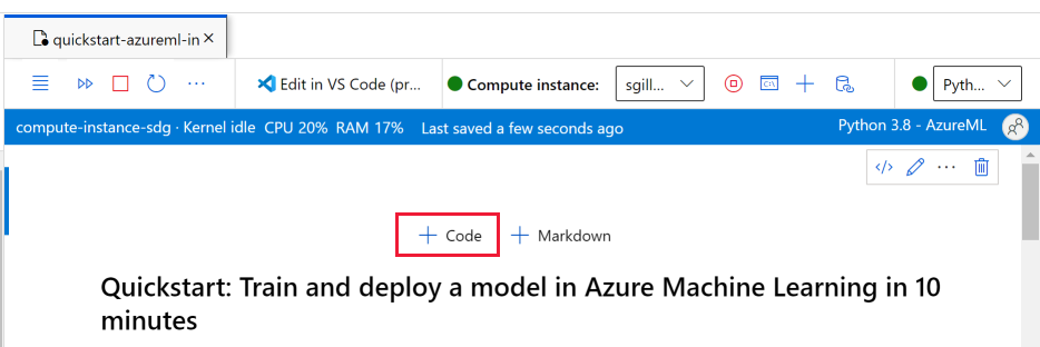 Tutorial Train And Deploy An Example In Jupyter Notebook Azure Machine Learning Microsoft Learn