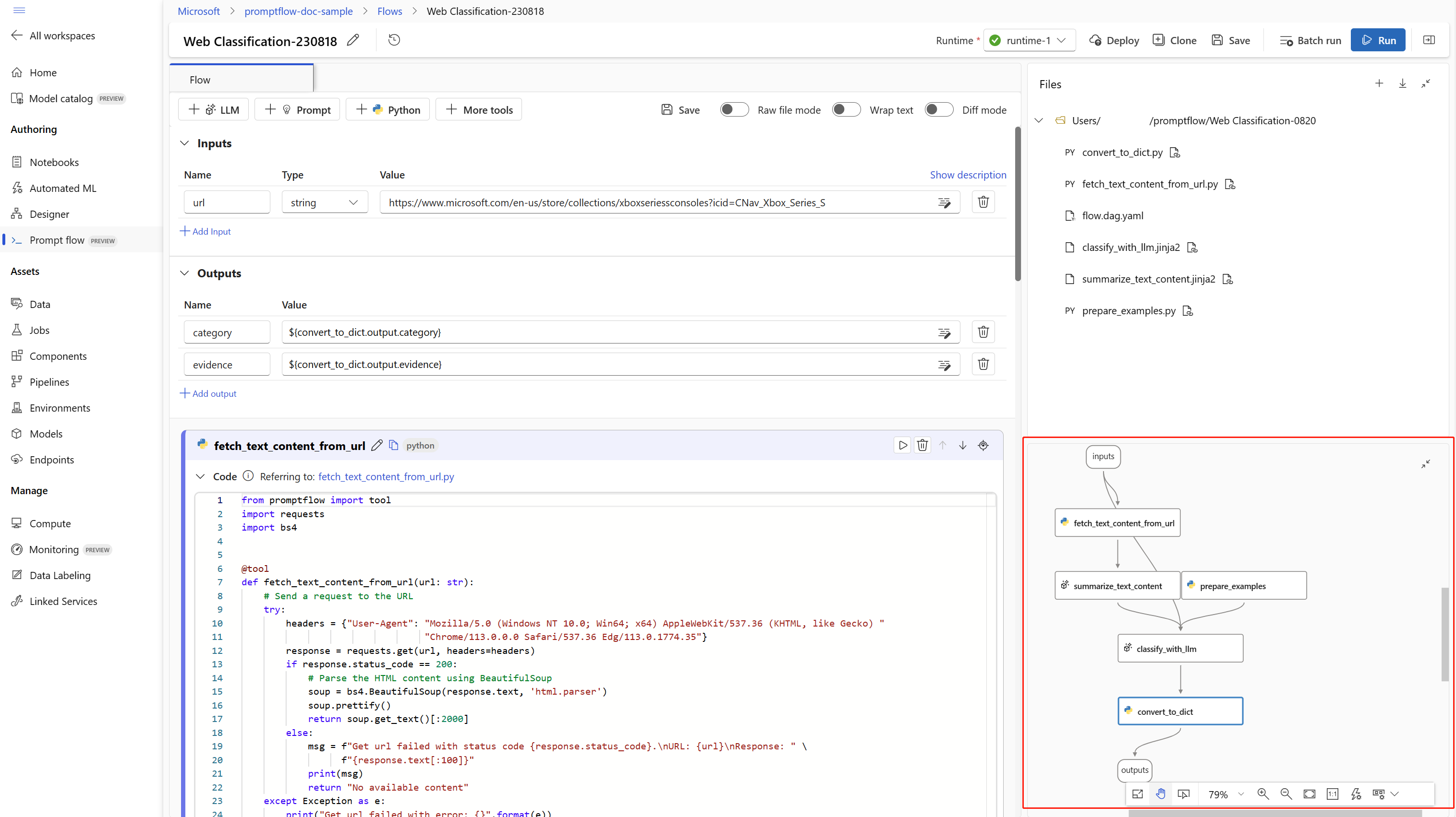 Get started in Prompt flow (preview) - Azure Machine Learning ... Get started in Prompt flow (preview) - Azure Machine Learning ...