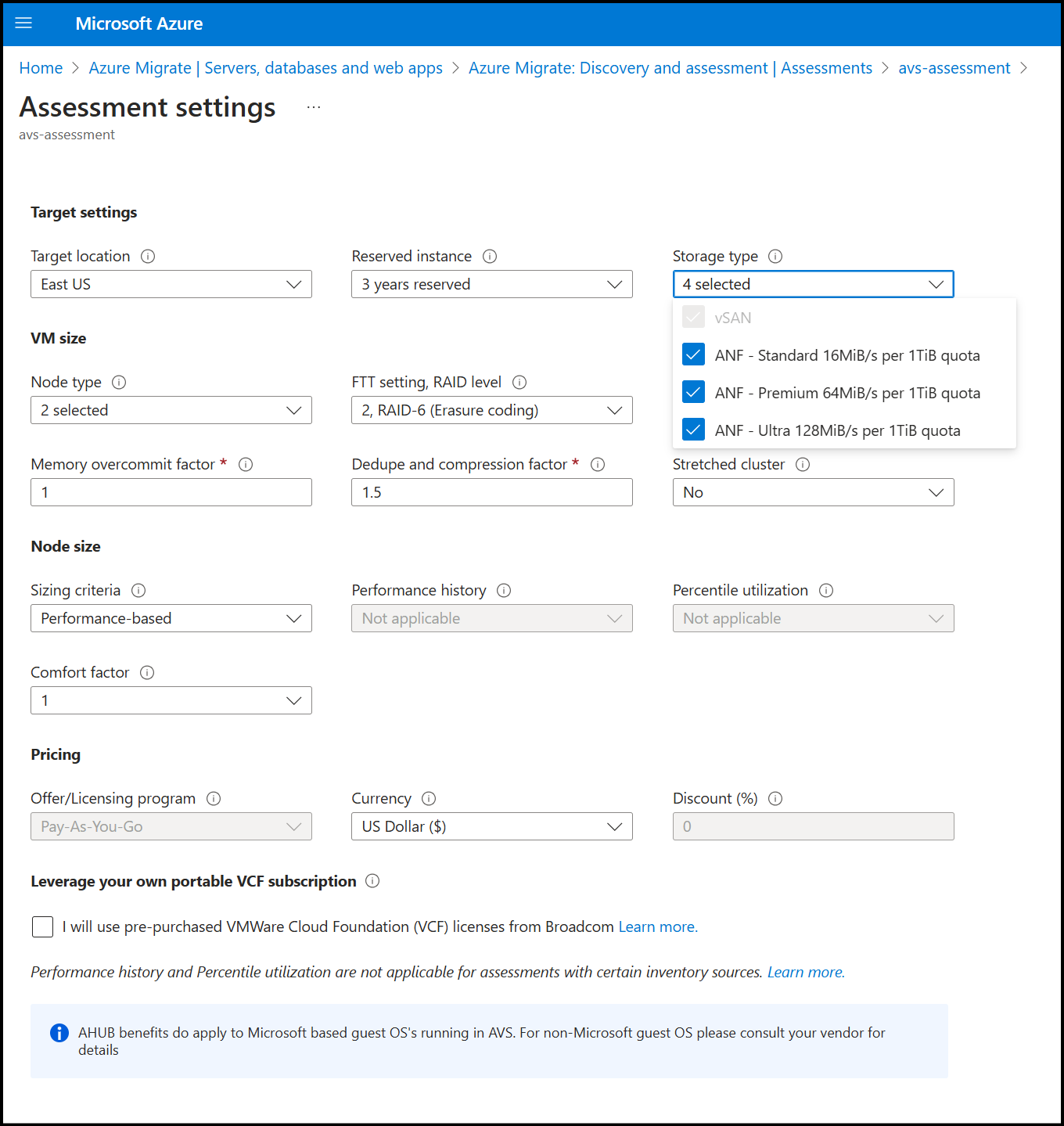 Assess VMware servers for migration to Azure VMware Solution (AVS) with ... Assess VMware servers for migration to Azure VMware Solution (AVS) with ...