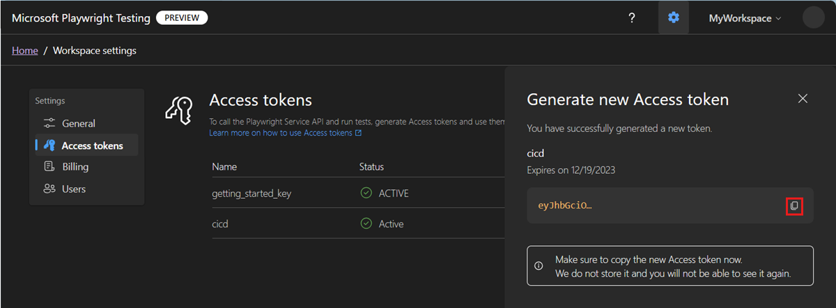 Quickstart Continuous End To End Testing Microsoft Playwright Testing Microsoft Learn