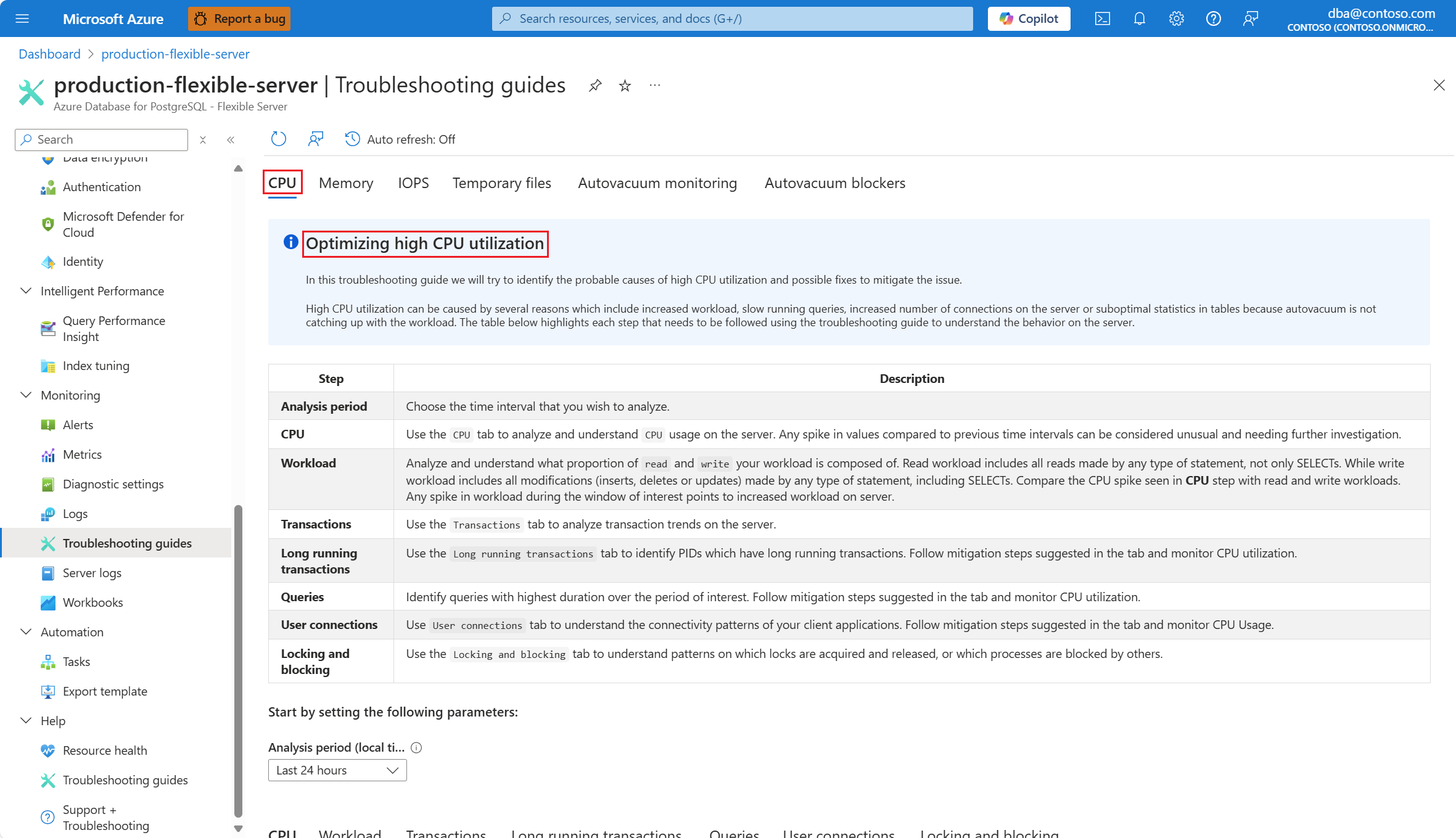 Identify Slow Running Query Azure Database For Postgresql Flexible Server Microsoft Learn