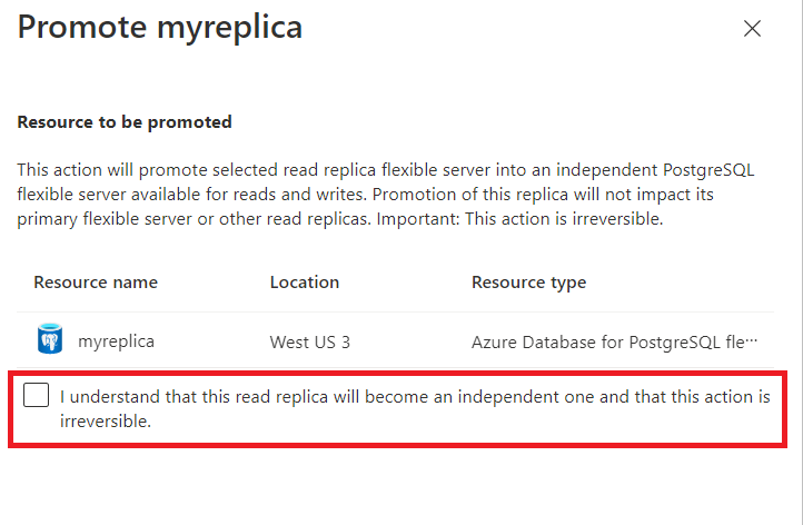 Manage Read Replicas Azure Portal Azure Database For Postgresql Flexible Server