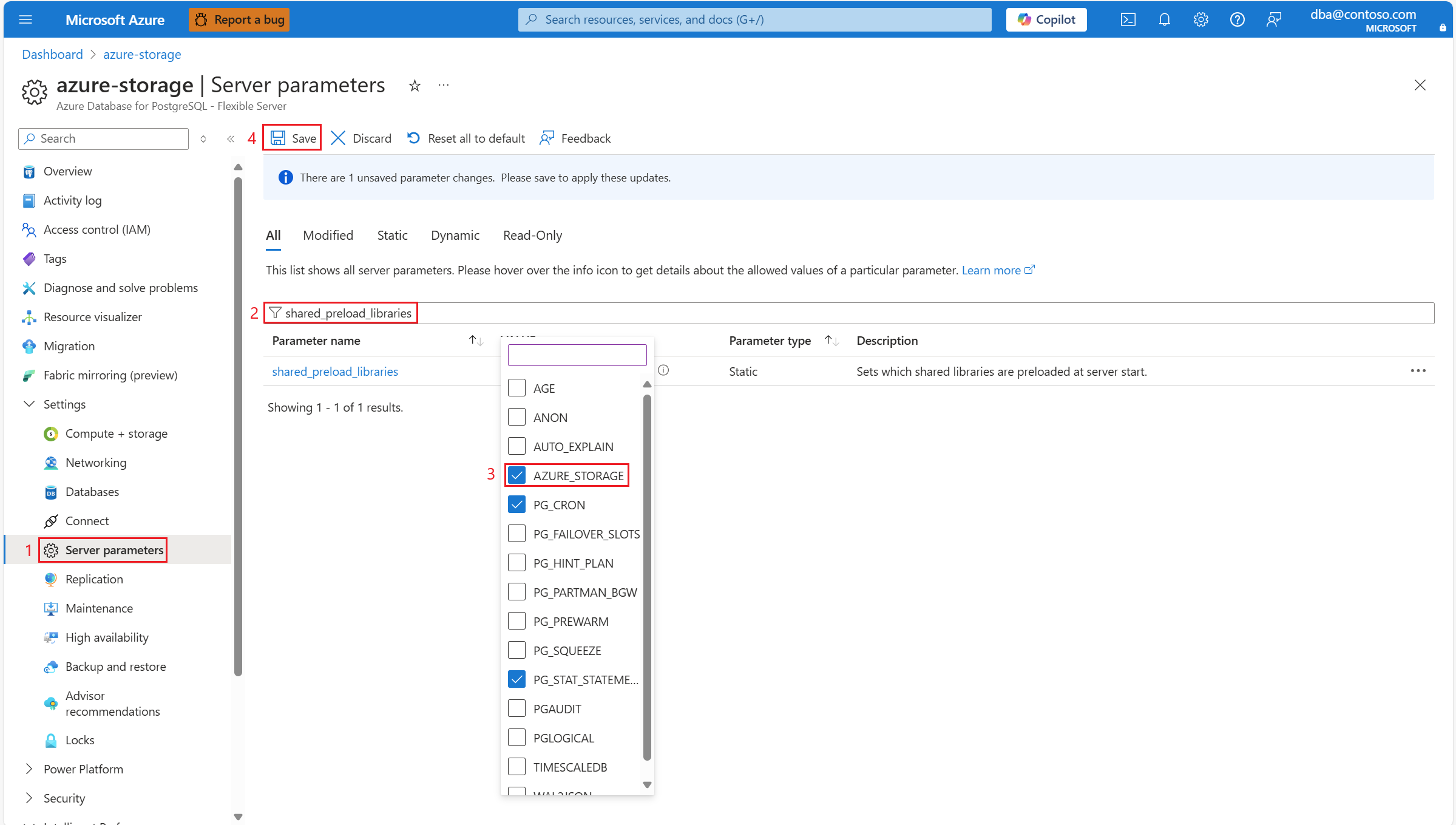 Copy Data With Azurestorage Extension In Azure Database For Postgresql Flexible Server Azure