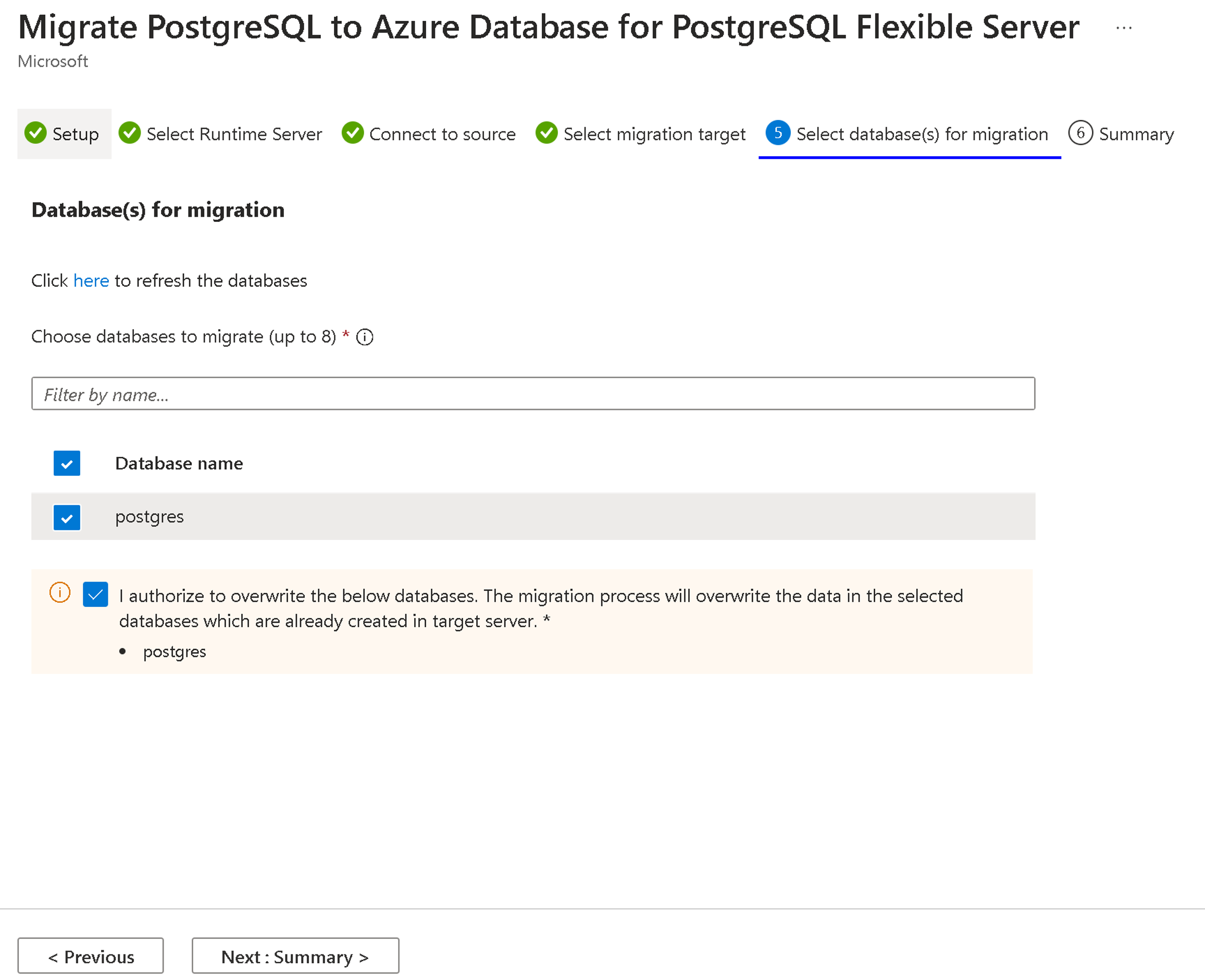 Migrate From Amazon Aurora Online By Using The Migration Service Azure Database For Postgresql
