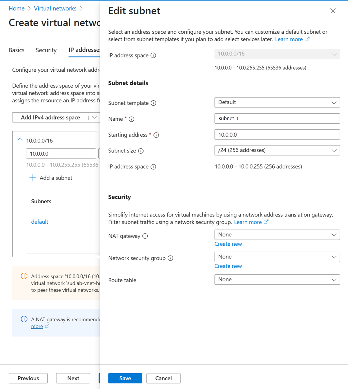 Add Or Remove A Subnet Delegation In An Azure Virtual Network Microsoft Learn