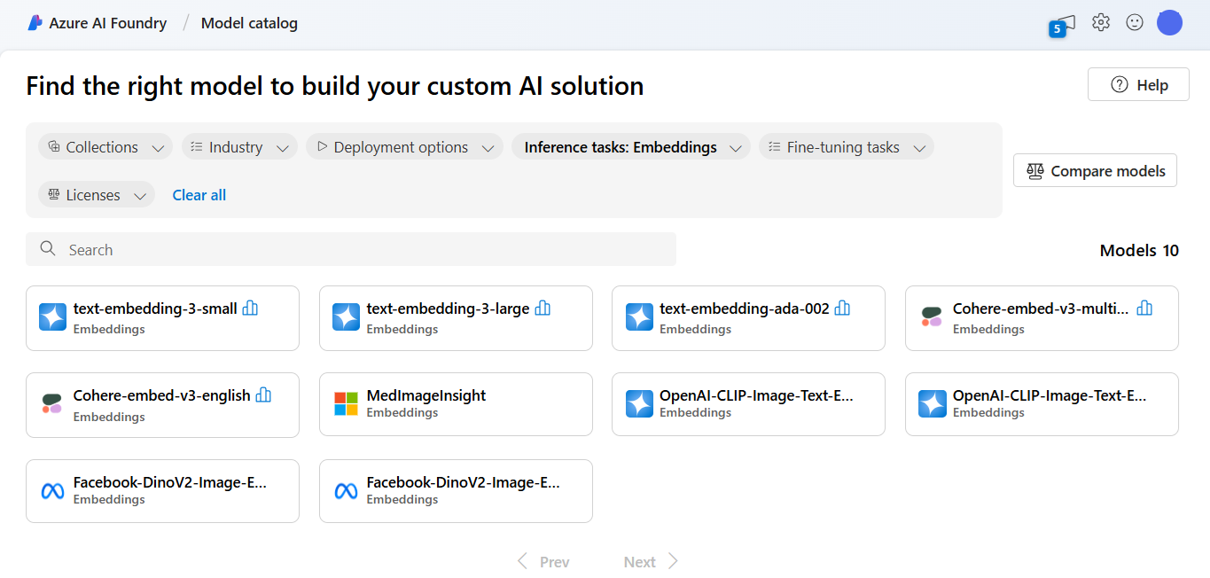 Integrated vectorization with models from Azure AI Foundry - Azure AI ... Integrated vectorization with models from Azure AI Foundry - Azure AI ...
