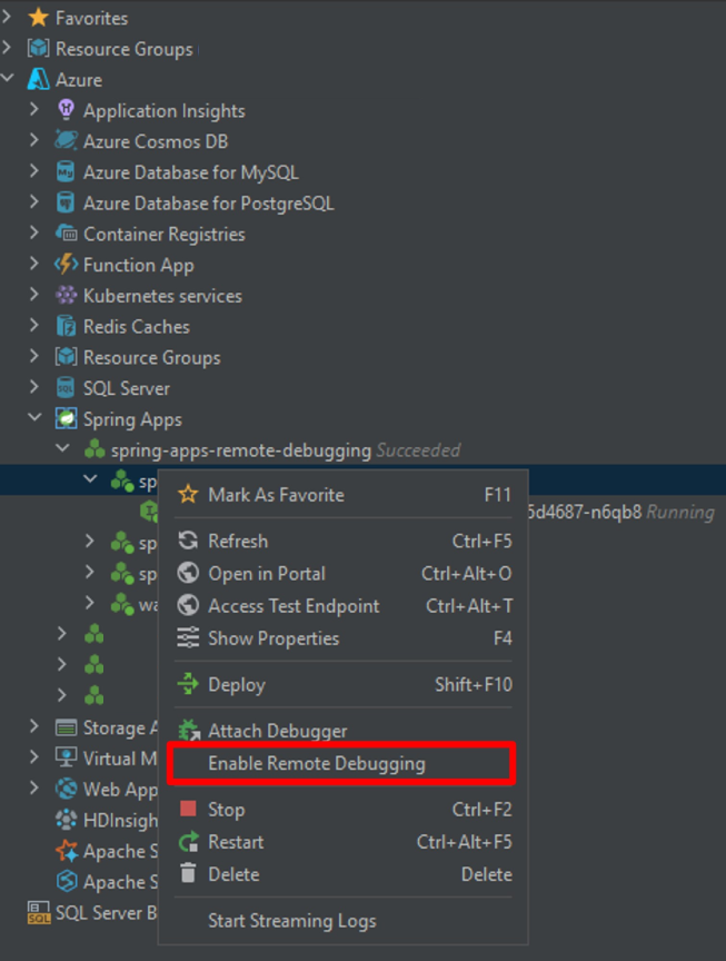Debug Your Apps Remotely In Azure Spring Apps Microsoft Learn