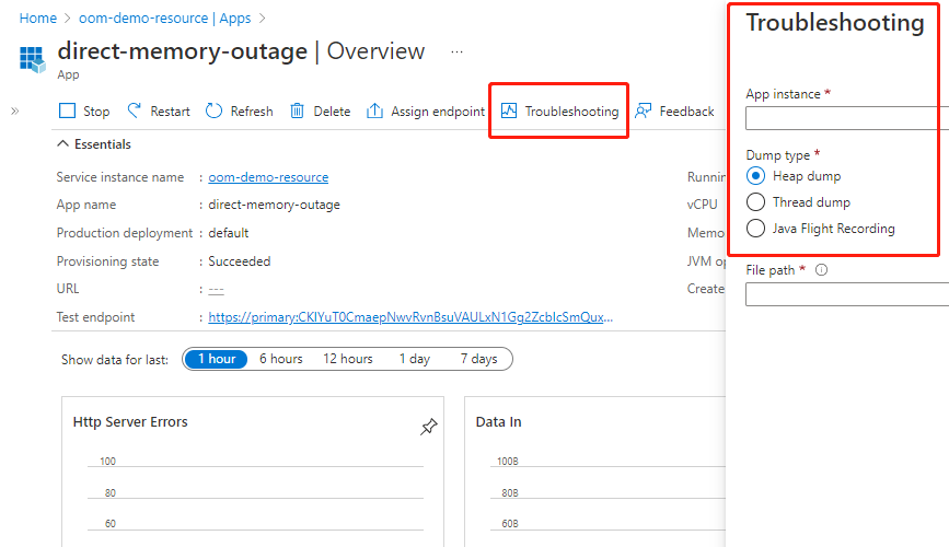 Tools to Troubleshoot Memory Issues - Azure Spring Apps | Microsoft Learn Tools to Troubleshoot Memory Issues - Azure Spring Apps | Microsoft Learn