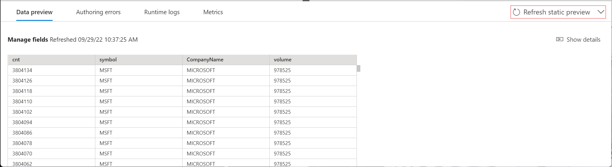 Enrich Data And Ingest To Event Hub Using The Stream Analytics No Code Editor Azure Stream