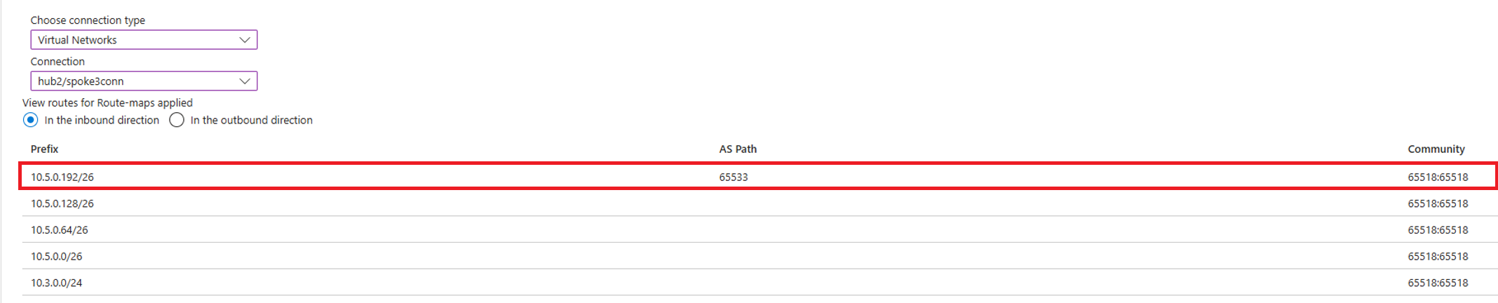 How to configure Route-maps to prepend routes - Azure Virtual WAN ... How to configure Route-maps to prepend routes - Azure Virtual WAN ...