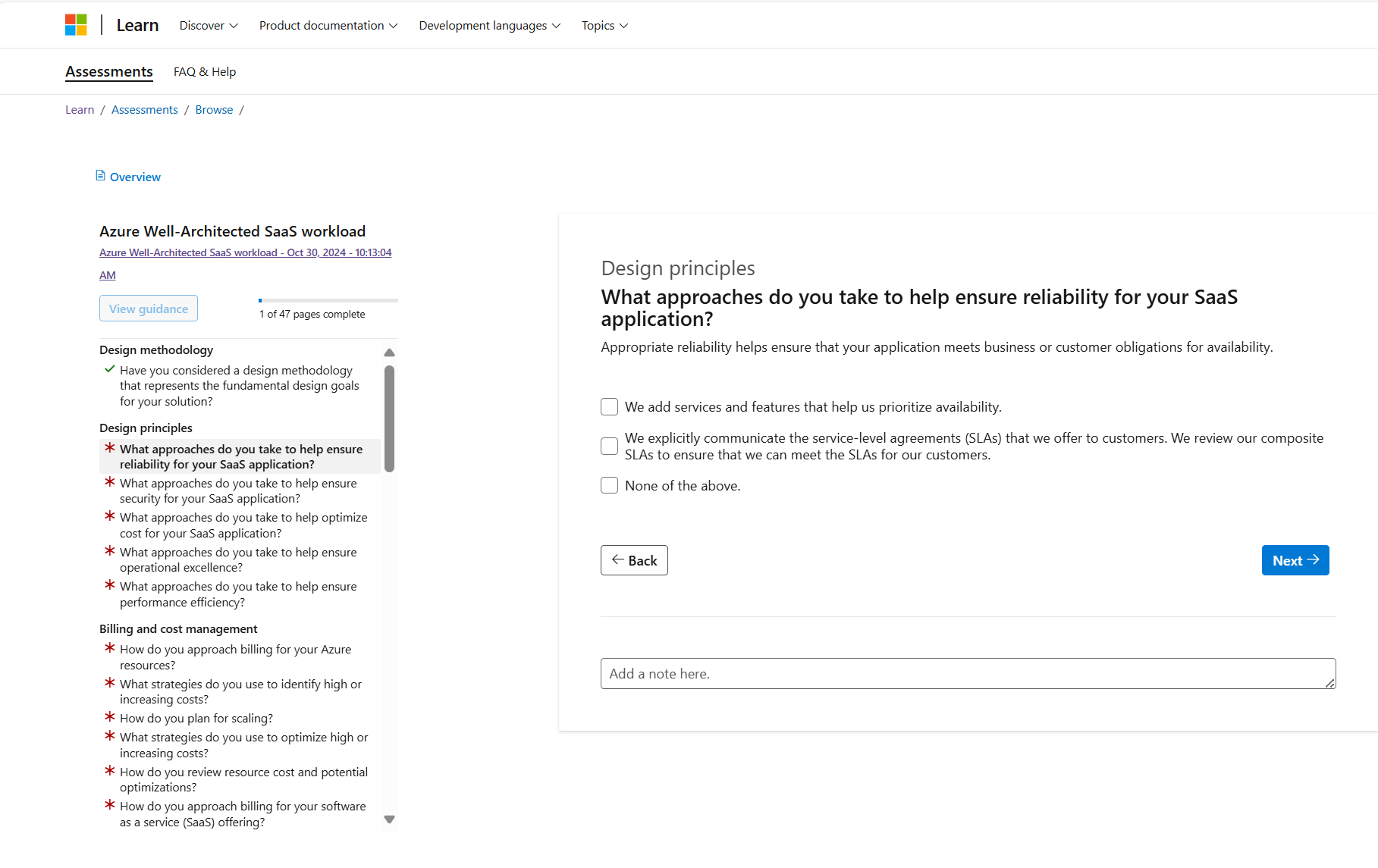 Assessment Review Tool for SaaS Workloads on Azure - Microsoft Azure ... Assessment Review Tool for SaaS Workloads on Azure - Microsoft Azure ...