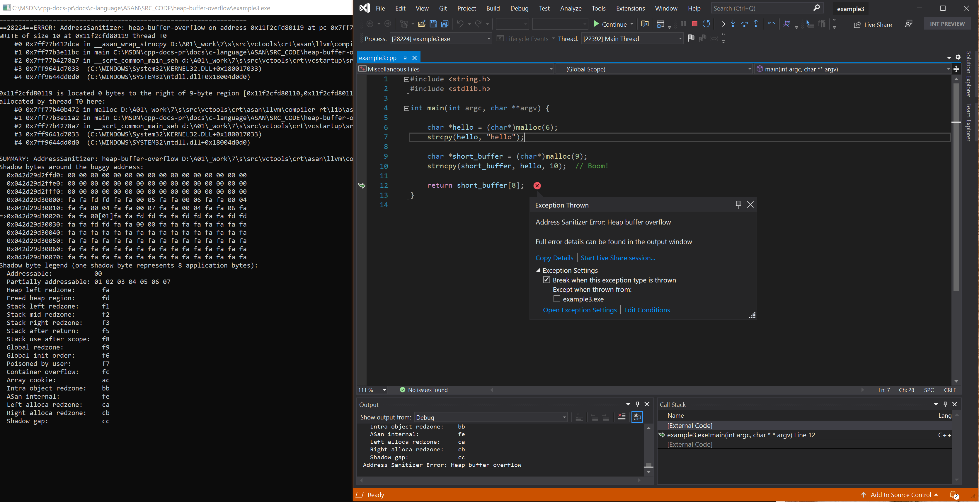 Error: heap-buffer-overflow | Microsoft Learn Error: heap-buffer-overflow | Microsoft Learn