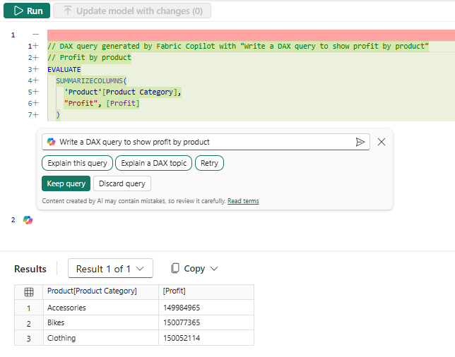 Write DAX queries with Copilot - DAX | Microsoft Learn Write DAX queries with Copilot - DAX | Microsoft Learn