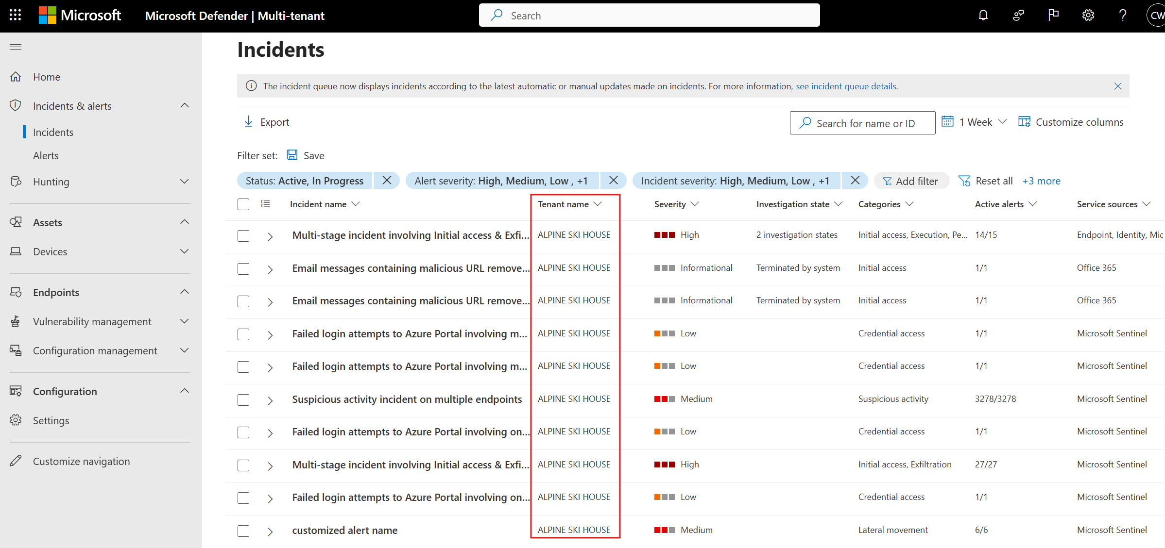 View and manage incidents and alerts in Microsoft Defender multitenant ... View and manage incidents and alerts in Microsoft Defender multitenant ...