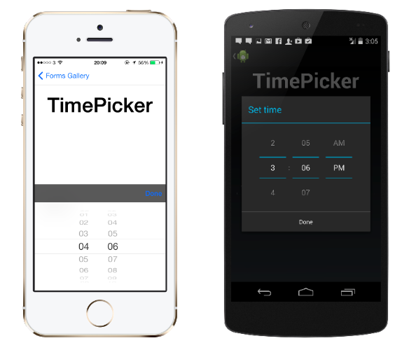 Timepicker Class Microsoftmauicontrols Microsoft Learn