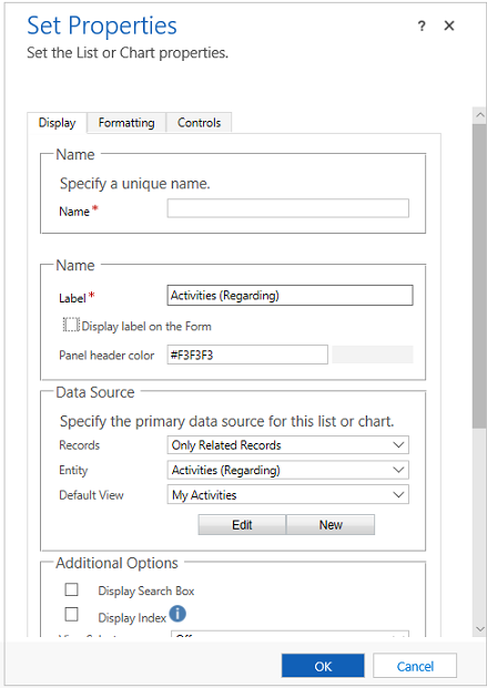 Set form sub-grid properties in Dynamics 365 Customer Engagement (on ... Set form sub-grid properties in Dynamics 365 Customer Engagement (on ...