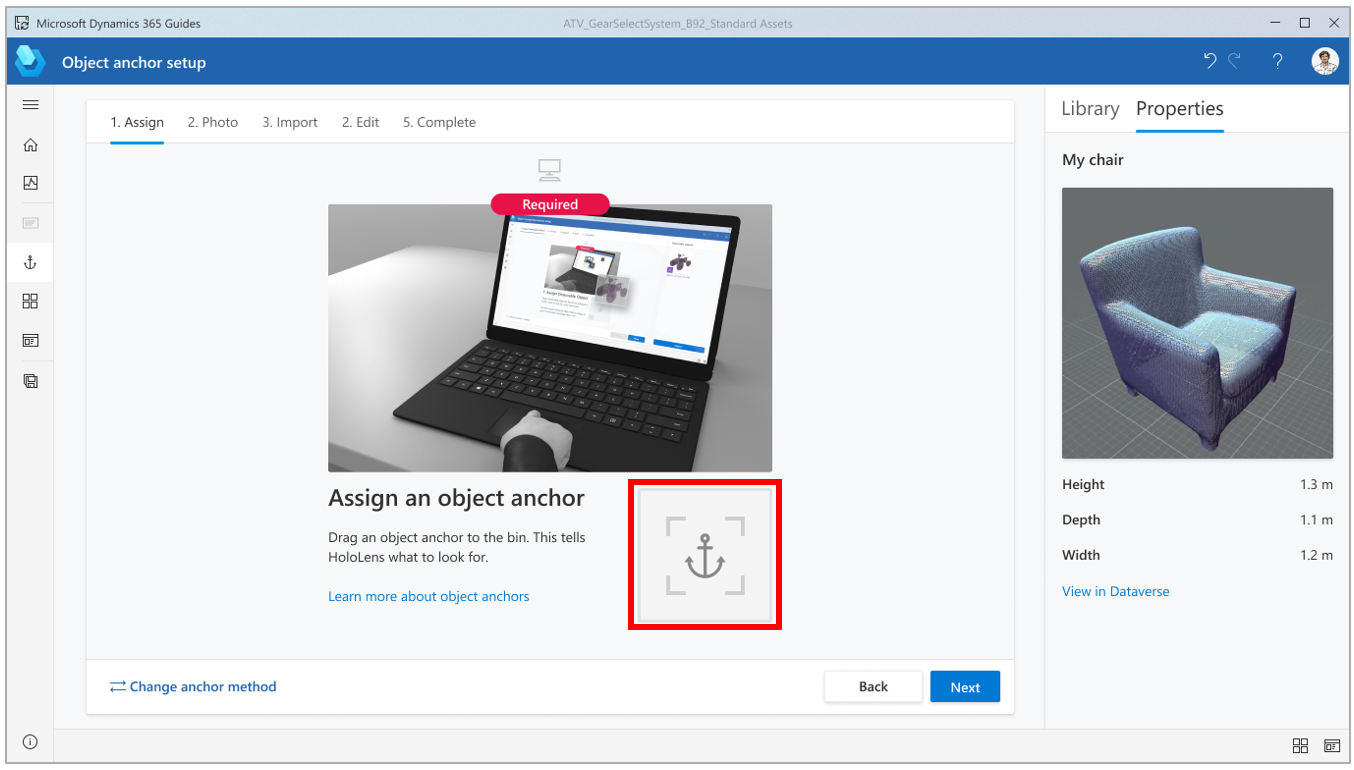 Anchor A Guide In Dynamics 365 Guides By Using Azure Object Anchors Preview Dynamics 365