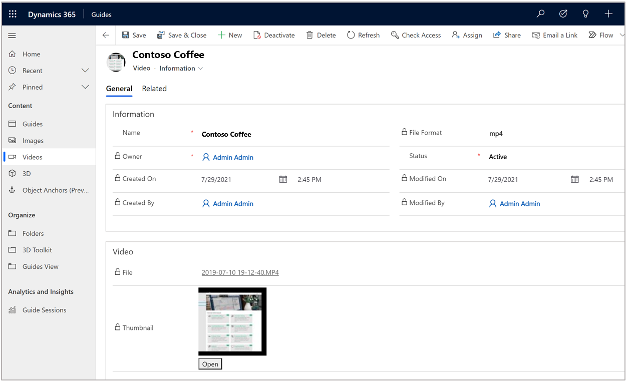 Add An Image Or Video To A Step In The Dynamics 365 Guides Pc App Dynamics 365 Mixed Reality