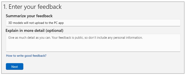 Submit feedback on Dynamics 365 Guides through the Feedback Hub ... Submit feedback on Dynamics 365 Guides through the Feedback Hub ...