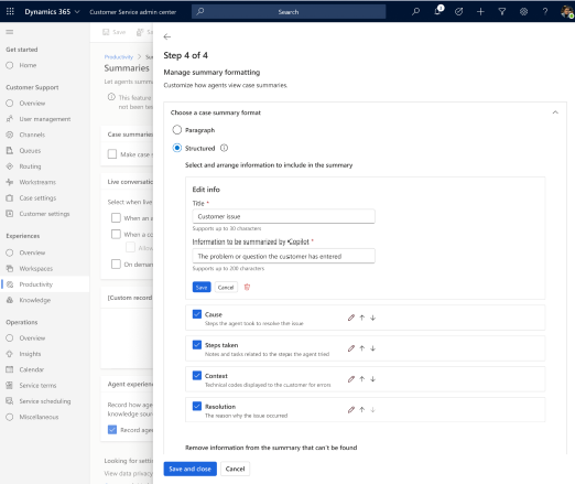 Customize Formatting And Headers For Case And Custom Record Summaries Microsoft Learn