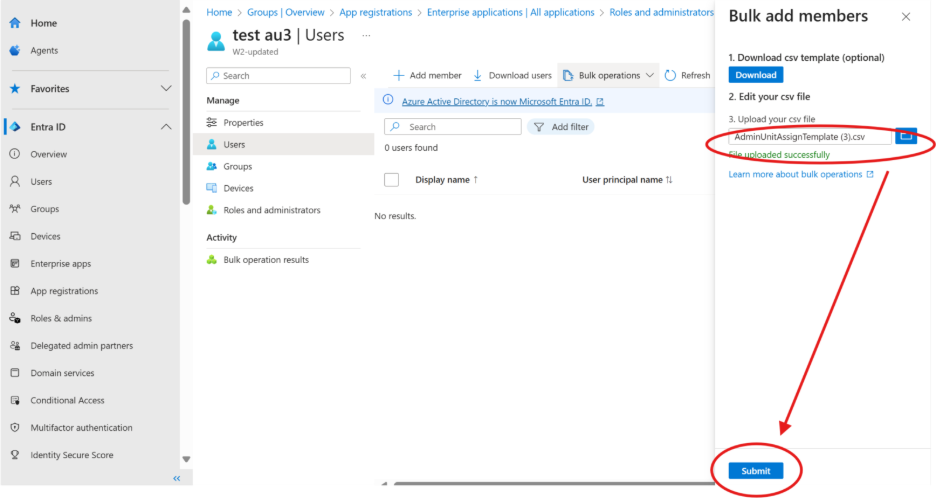 Bulk operations in Microsoft Entra ID (Preview) - Microsoft Entra ...