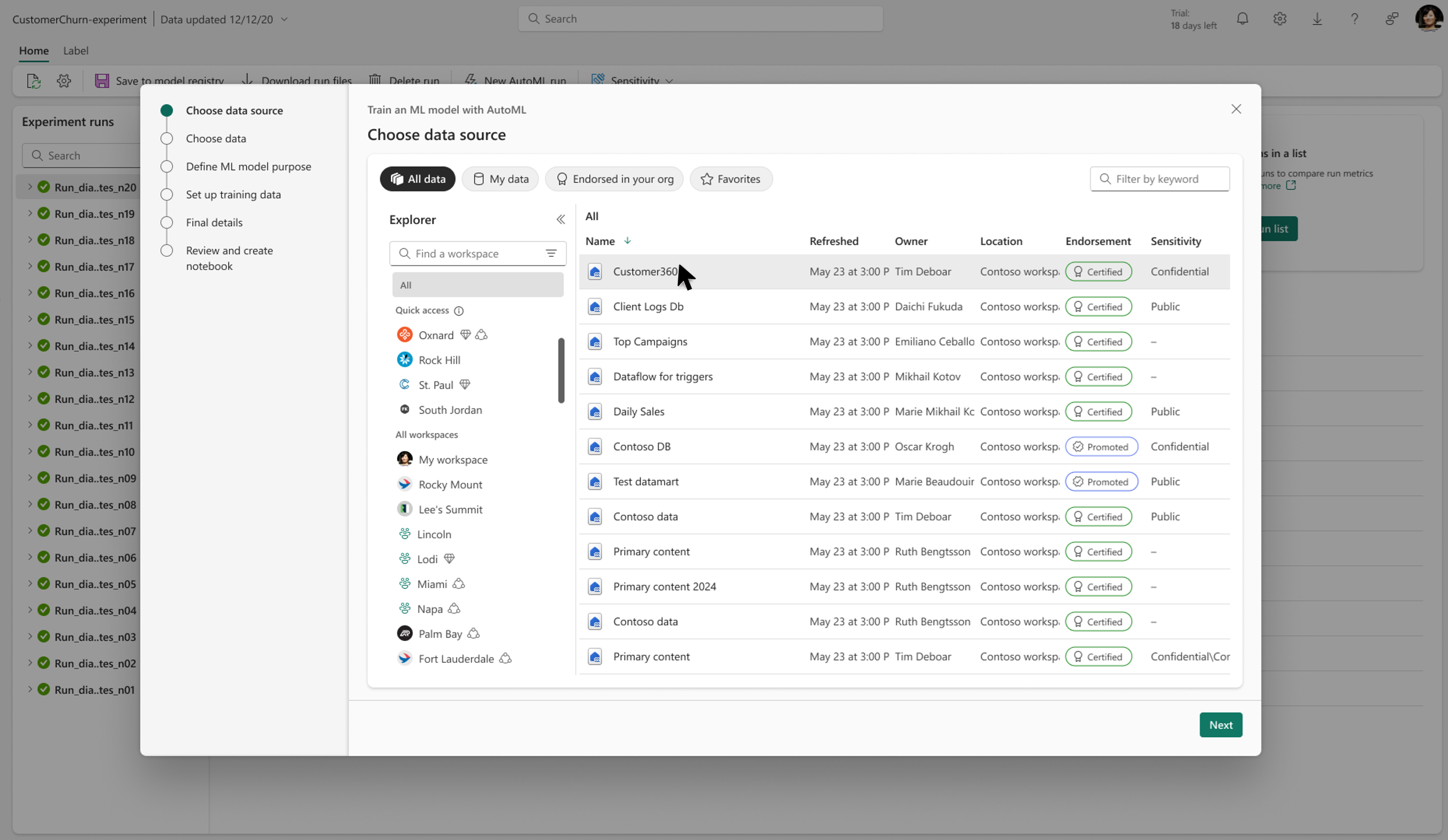 Use AutoML (interface) - Microsoft Fabric | Microsoft Learn Use AutoML (interface) - Microsoft Fabric | Microsoft Learn