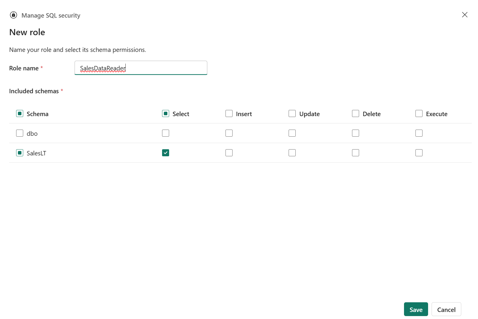 Configure Granular Access Control For A Sql Database Microsoft Fabric Microsoft Learn