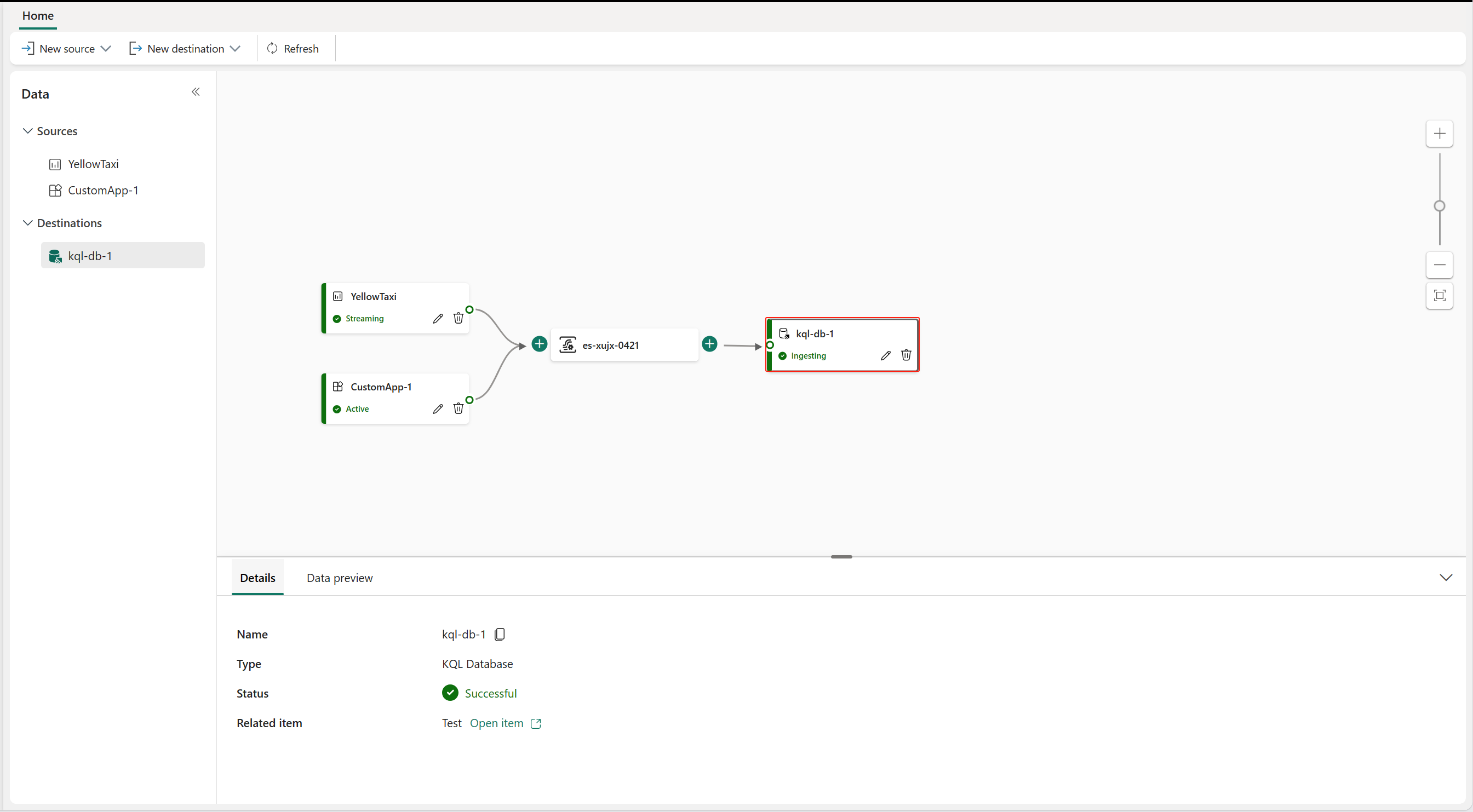 Add Kql Database To An Eventstream Microsoft Fabric Microsoft Learn