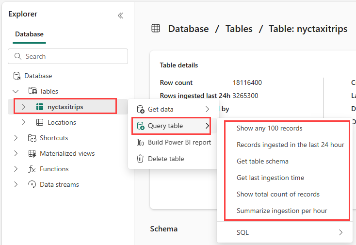 Real Time Analytics Tutorial Part 4 Explore Your Data With Kql And Sql Microsoft Fabric