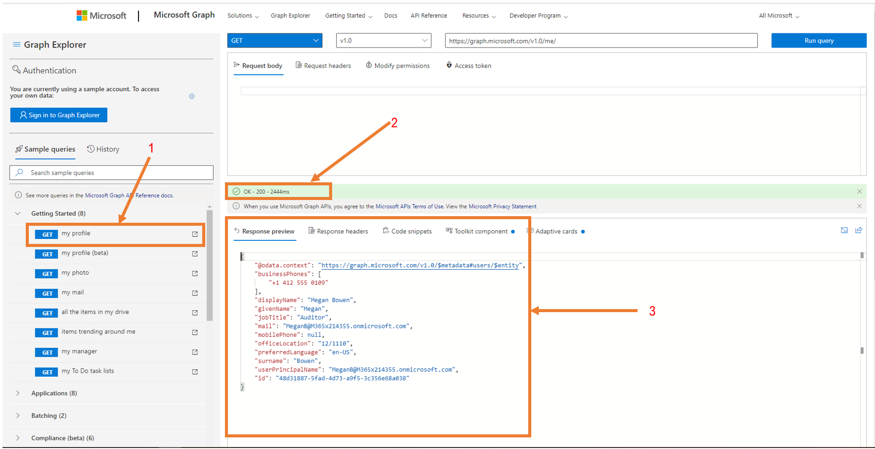 Use Graph Explorer to try Microsoft Graph APIs - Microsoft Graph ... Use Graph Explorer to try Microsoft Graph APIs - Microsoft Graph ...