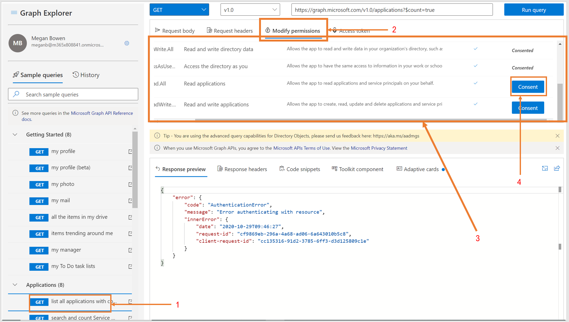 Work with Graph Explorer - Microsoft Graph | Microsoft Learn Work with Graph Explorer - Microsoft Graph | Microsoft Learn