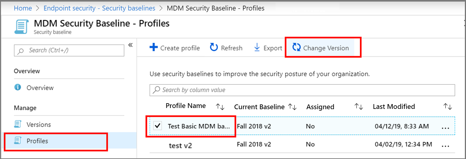 Configure Security Baseline Policies In Microsoft Intune Microsoft Learn
