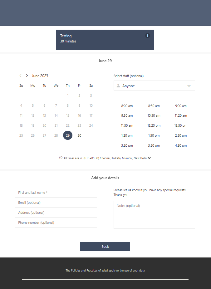 Customize and publish your booking page | Microsoft Learn Customize and publish your booking page | Microsoft Learn