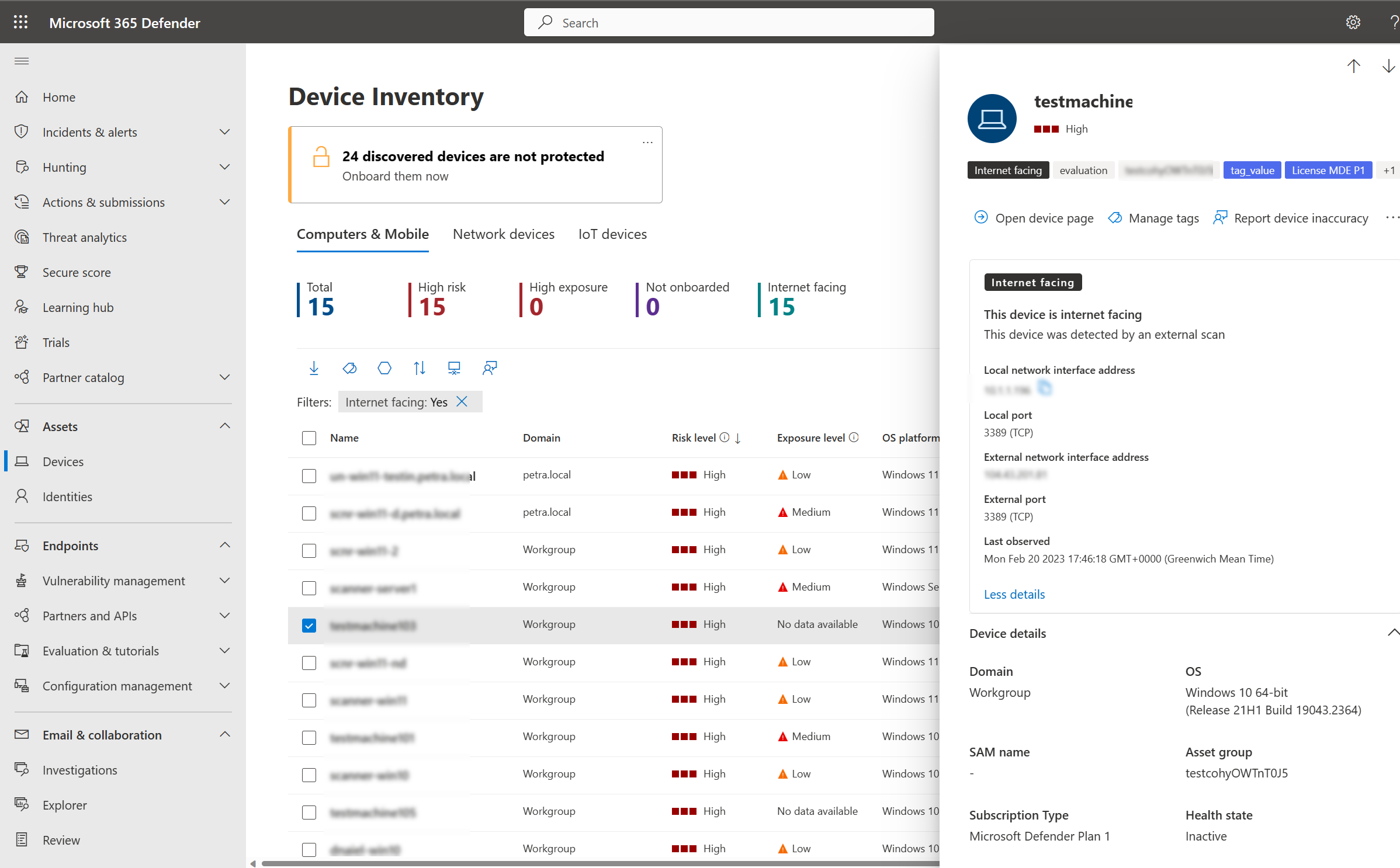 Identify internet-facing devices in Microsoft Defender for Endpoint ... Identify internet-facing devices in Microsoft Defender for Endpoint ...