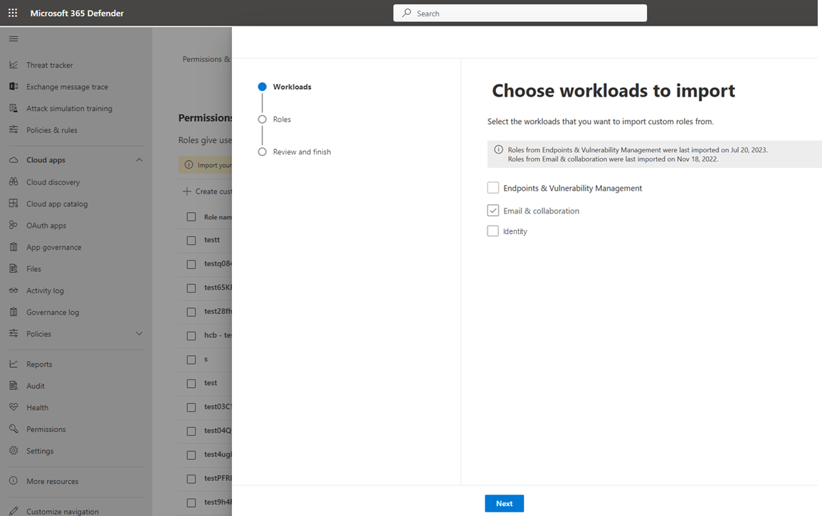 Import roles to Microsoft Defender XDR Unified role-based access ... Import roles to Microsoft Defender XDR Unified role-based access ...