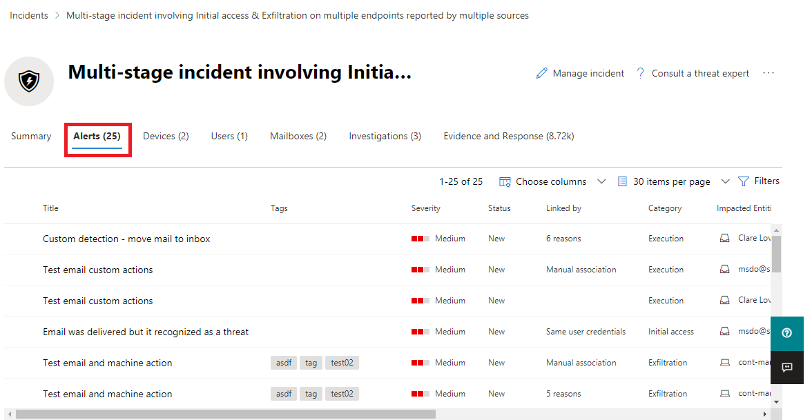 Investigate incidents in Microsoft Defender XDR | Microsoft Learn Investigate incidents in Microsoft Defender XDR | Microsoft Learn