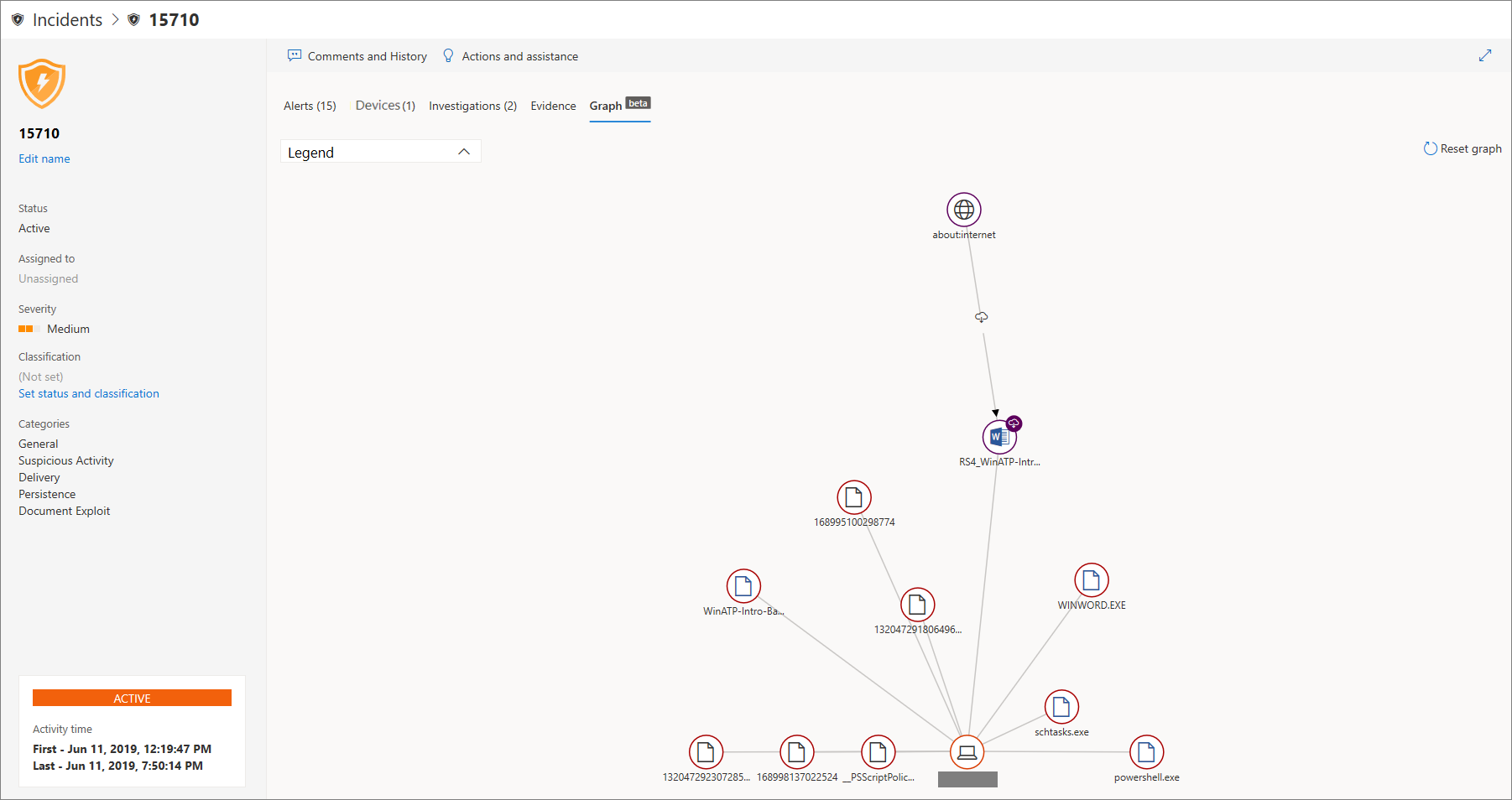 Investigate incidents in Microsoft Defender for Endpoint | Microsoft Learn Investigate incidents in Microsoft Defender for Endpoint | Microsoft Learn