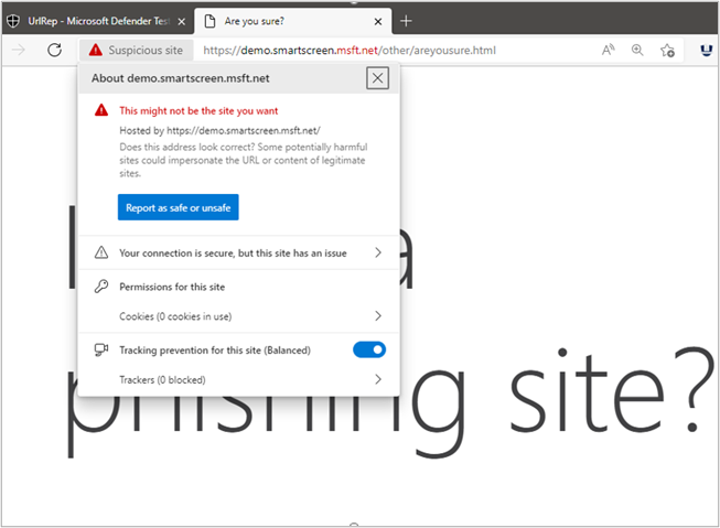 Microsoft Defender for Endpoint SmartScreen URL reputation ... Microsoft Defender for Endpoint SmartScreen URL reputation ...