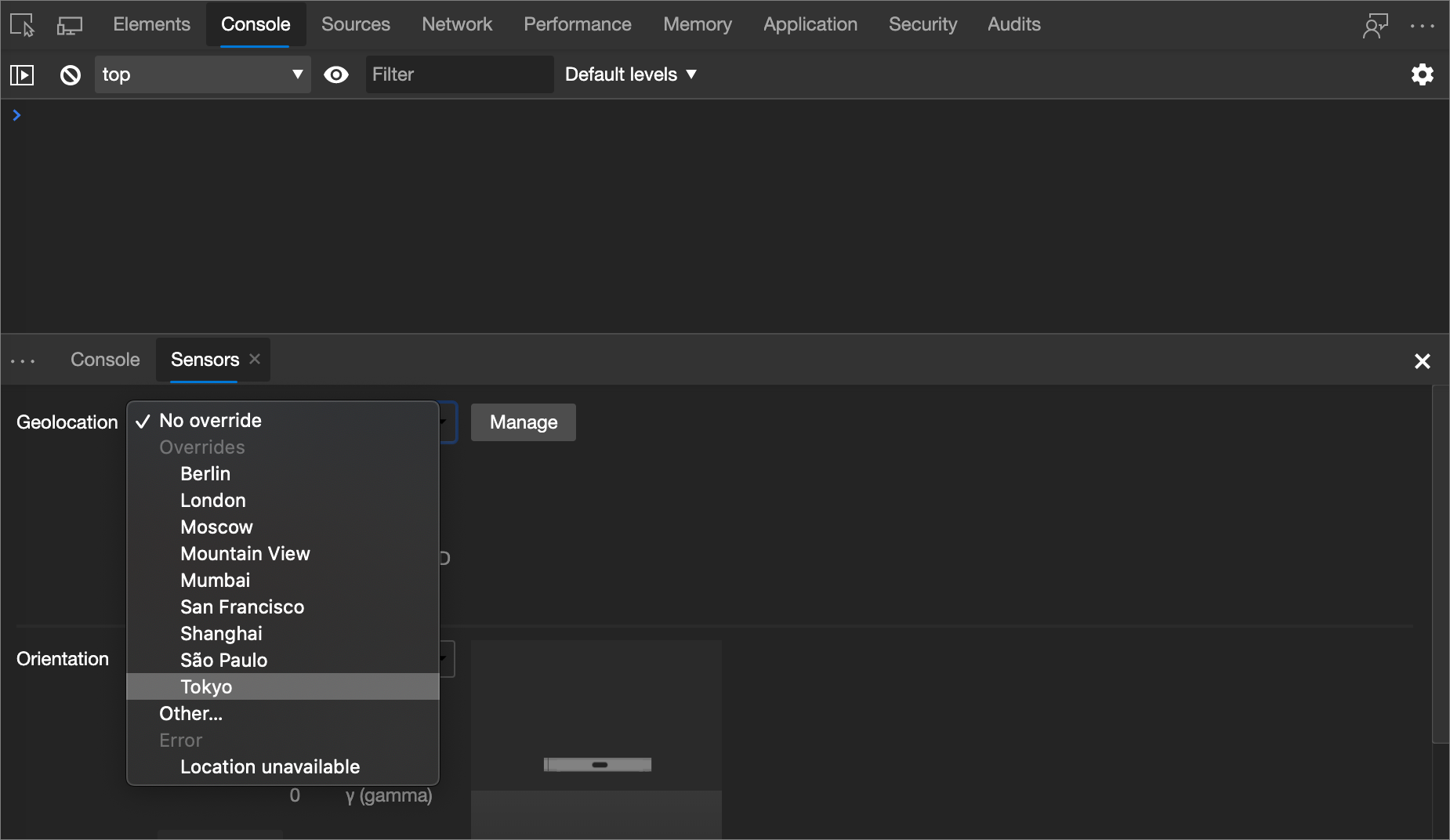 Override Geolocation With The Sensors Tool Microsoft Edge Development Microsoft Learn