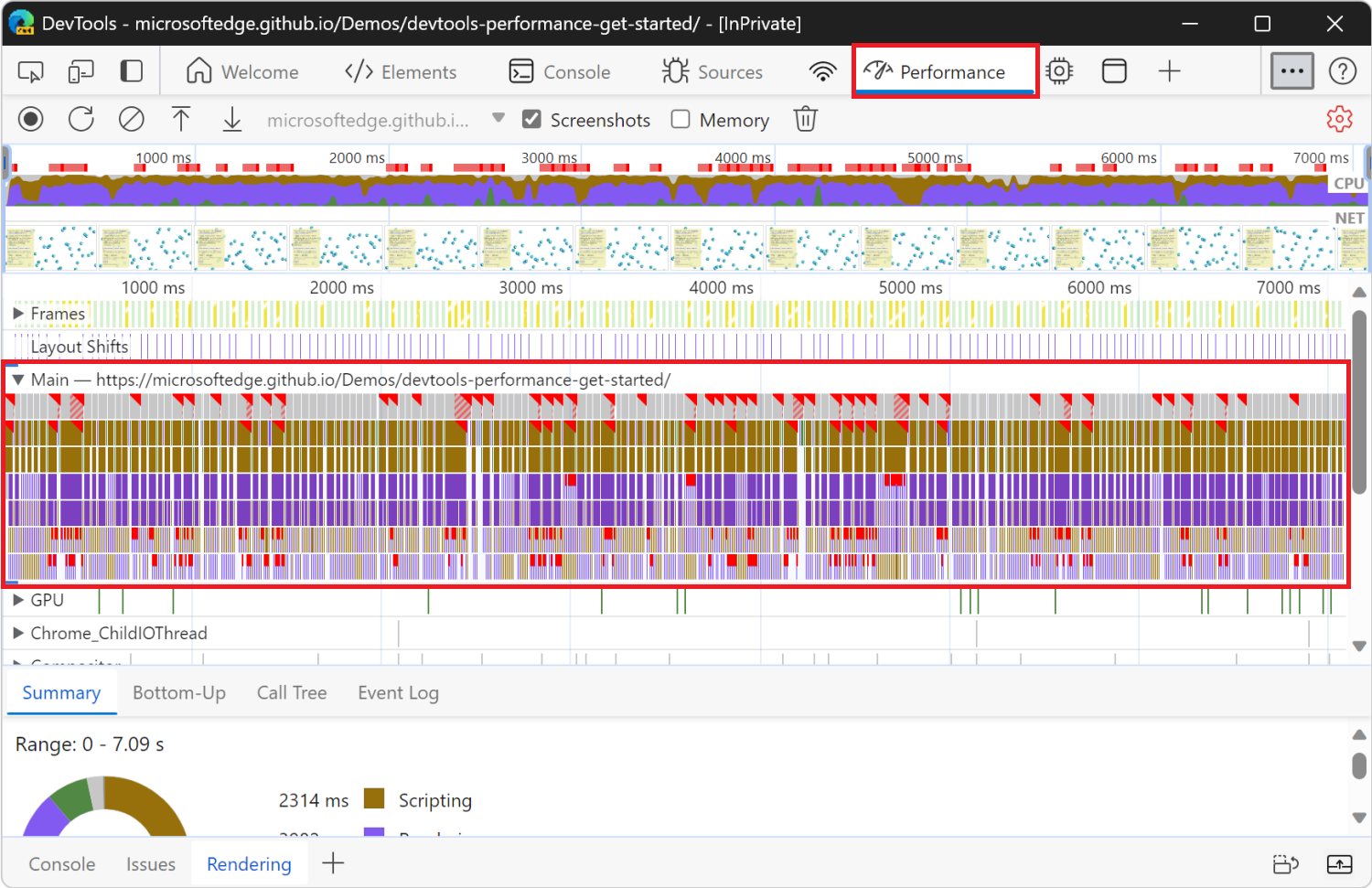 Analyze Runtime Performance Tutorial Microsoft Edge Developer Documentation Microsoft Learn