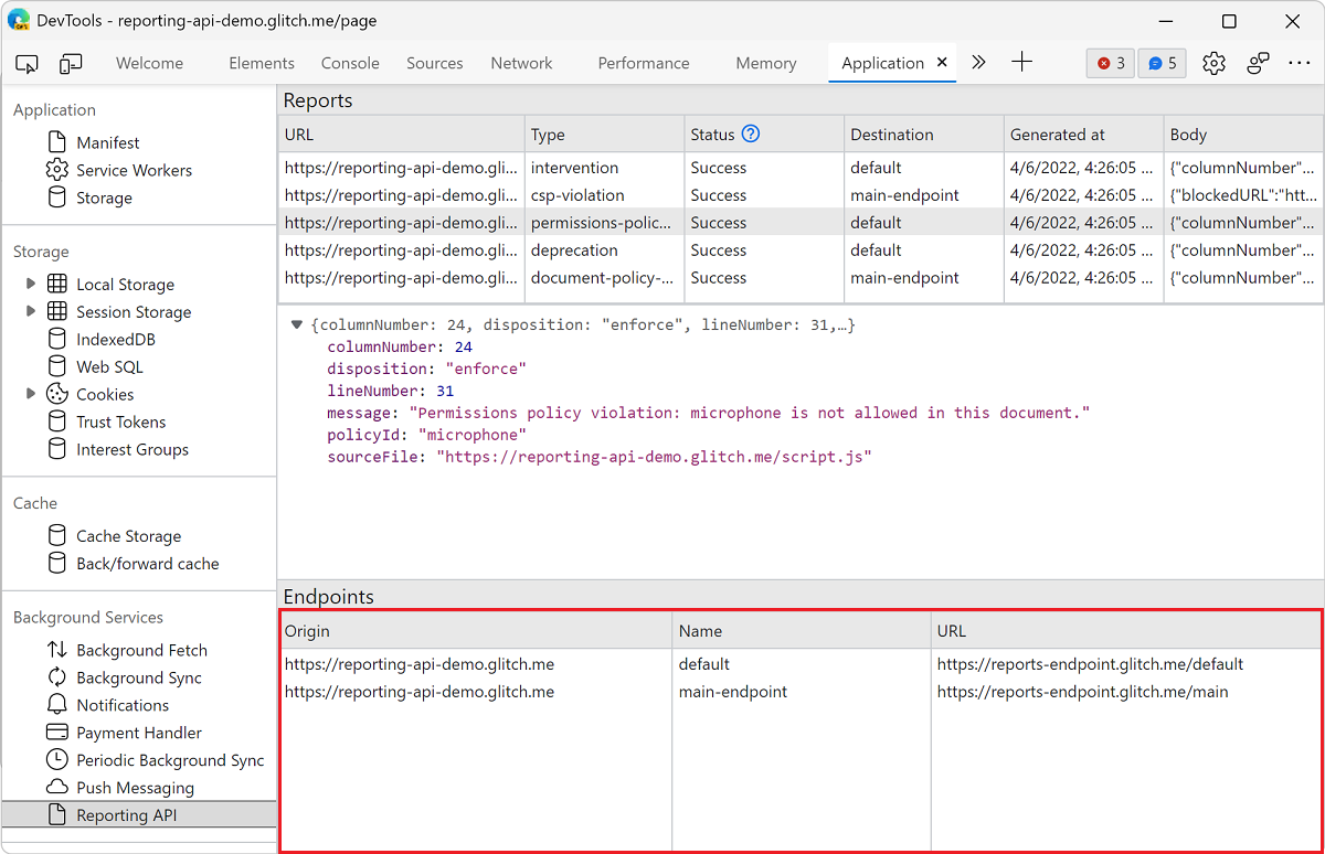 Debug Background Services Microsoft Edge Developer Documentation Microsoft Learn