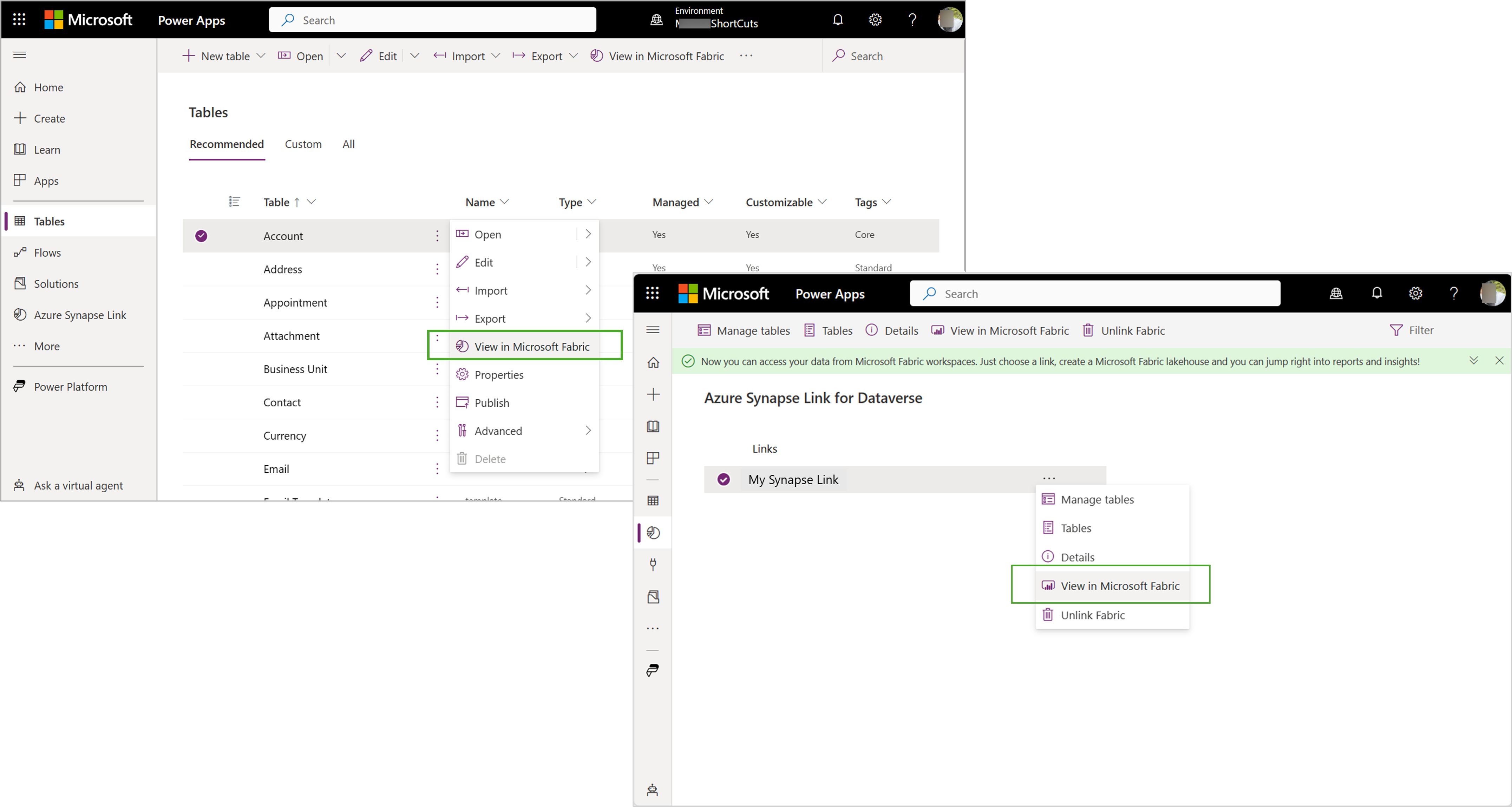 Dataverse Direct Integration With Microsoft Fabric Power Apps