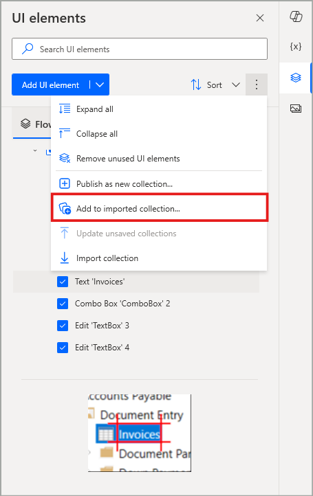 Use And Update Ui Elements Collections Power Automate Microsoft Learn