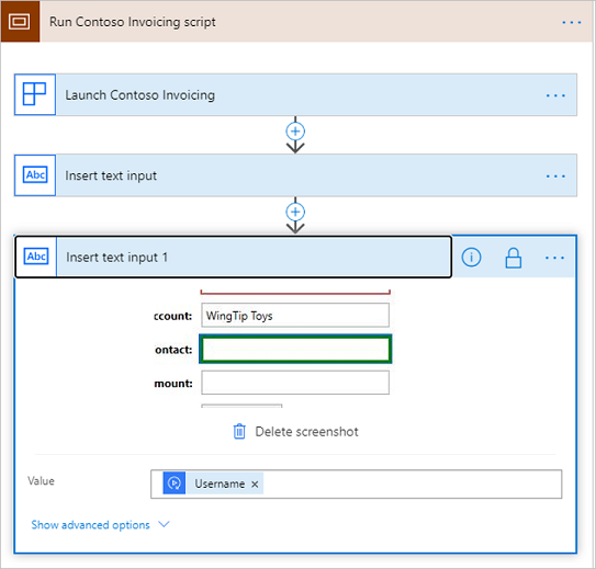 Use Inputs And Outputs In Windows Recorder V1 Flows Power Automate Microsoft Learn