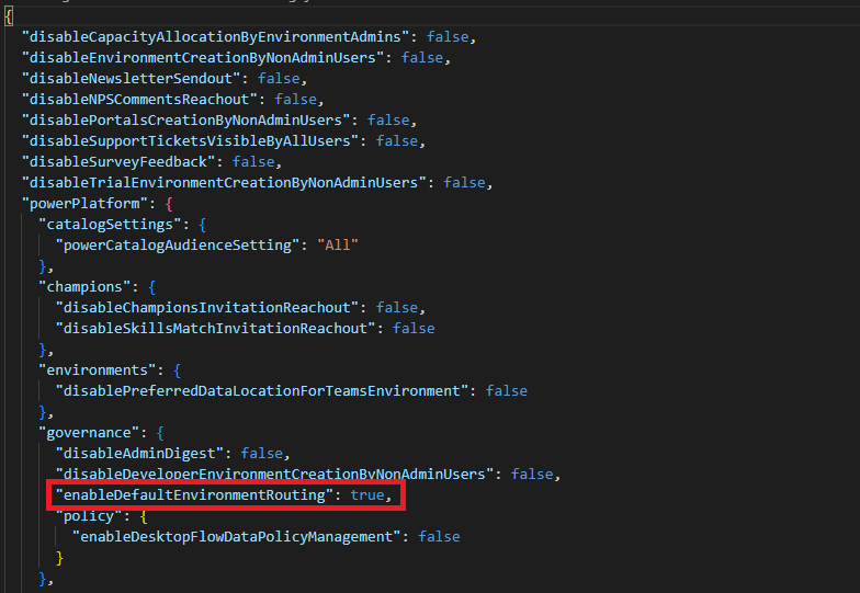Default Environment Routing Preview Power Platform Microsoft Learn