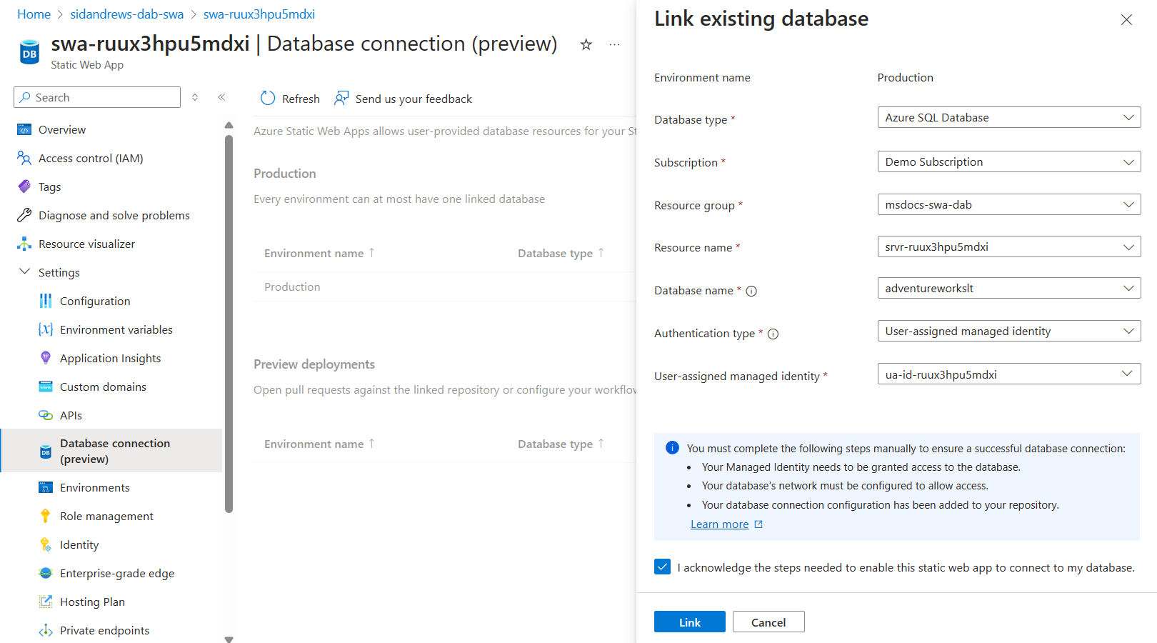 Data API builder and Azure SQL database quickstart - Code Samples ... Data API builder and Azure SQL database quickstart - Code Samples ...