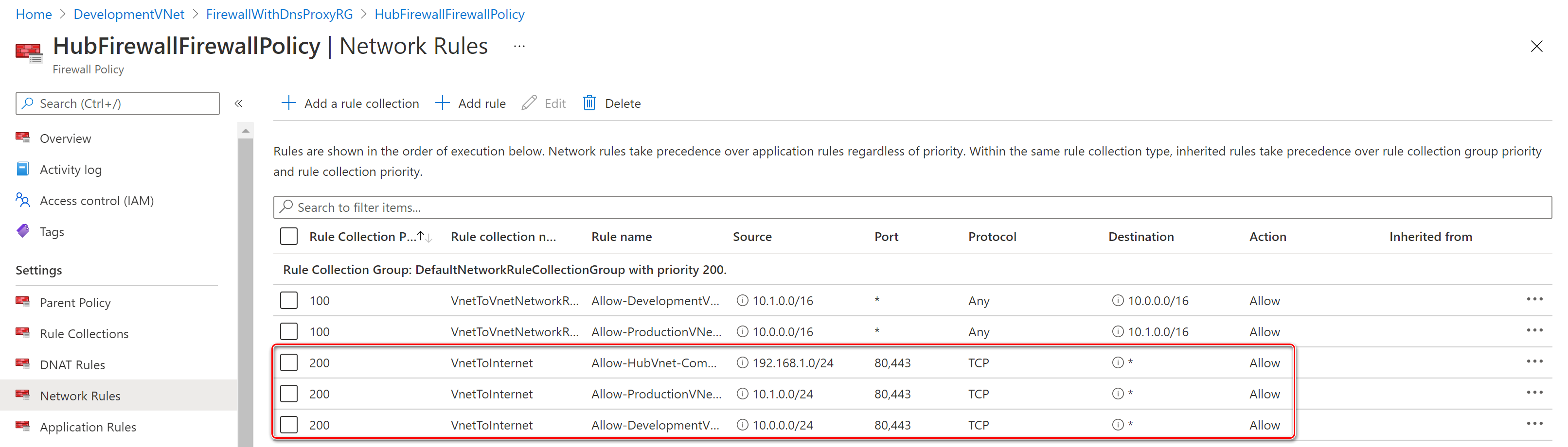 Use Azure Firewall As A Dns Proxy In A Hub And Spoke Topology Code Samples Microsoft Learn