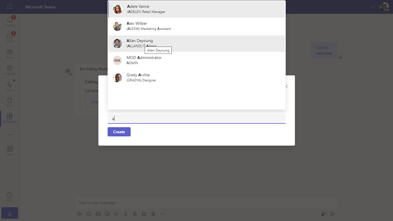 Calling And Meeting Bot Sample V4 Code Samples Microsoft Learn